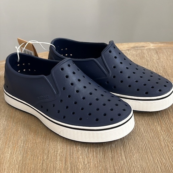 Native Shoes | Shoes | Native Shoes Miles Regatta Blue Shell White ...